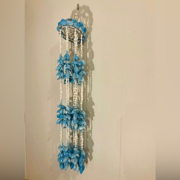 Accents | Blue And White Sea Shell Hanging Decor | Poshmark